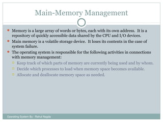 Operating system structures | PPT