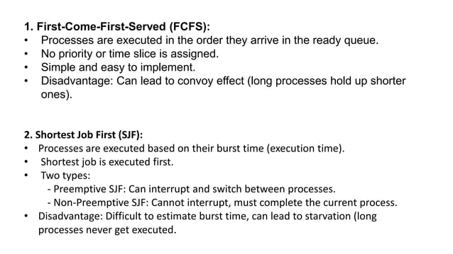Process management in operating system, process creation, process ...