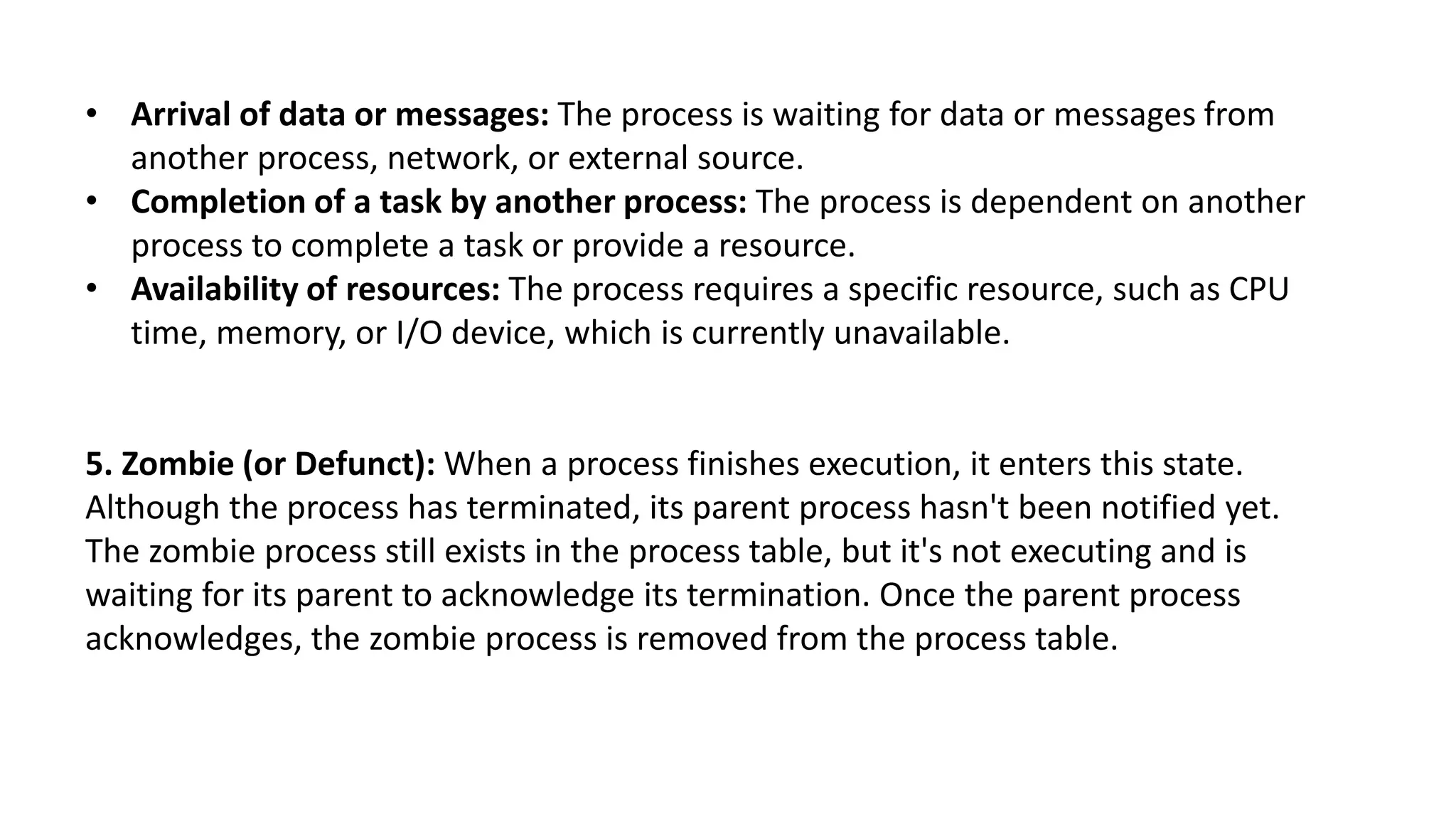 Process management system in operating system | PPT