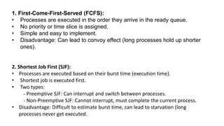 Process management system in operating system | PPT