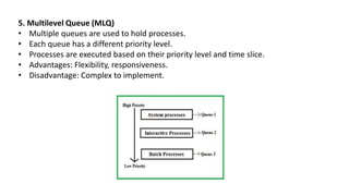 Process management system in operating system | PPT