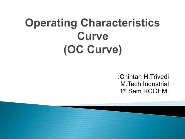 Operating characteristics curve | PPTX | Physics | Science