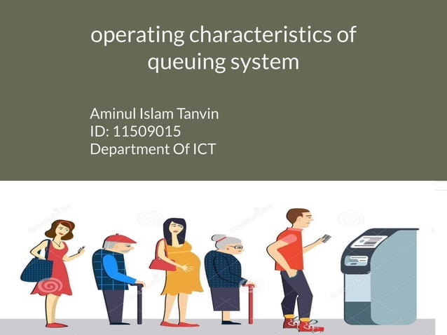 Operating characteristics ofqueuing system | PDF