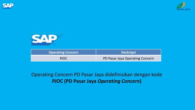 Operating concern sap | PPTX
