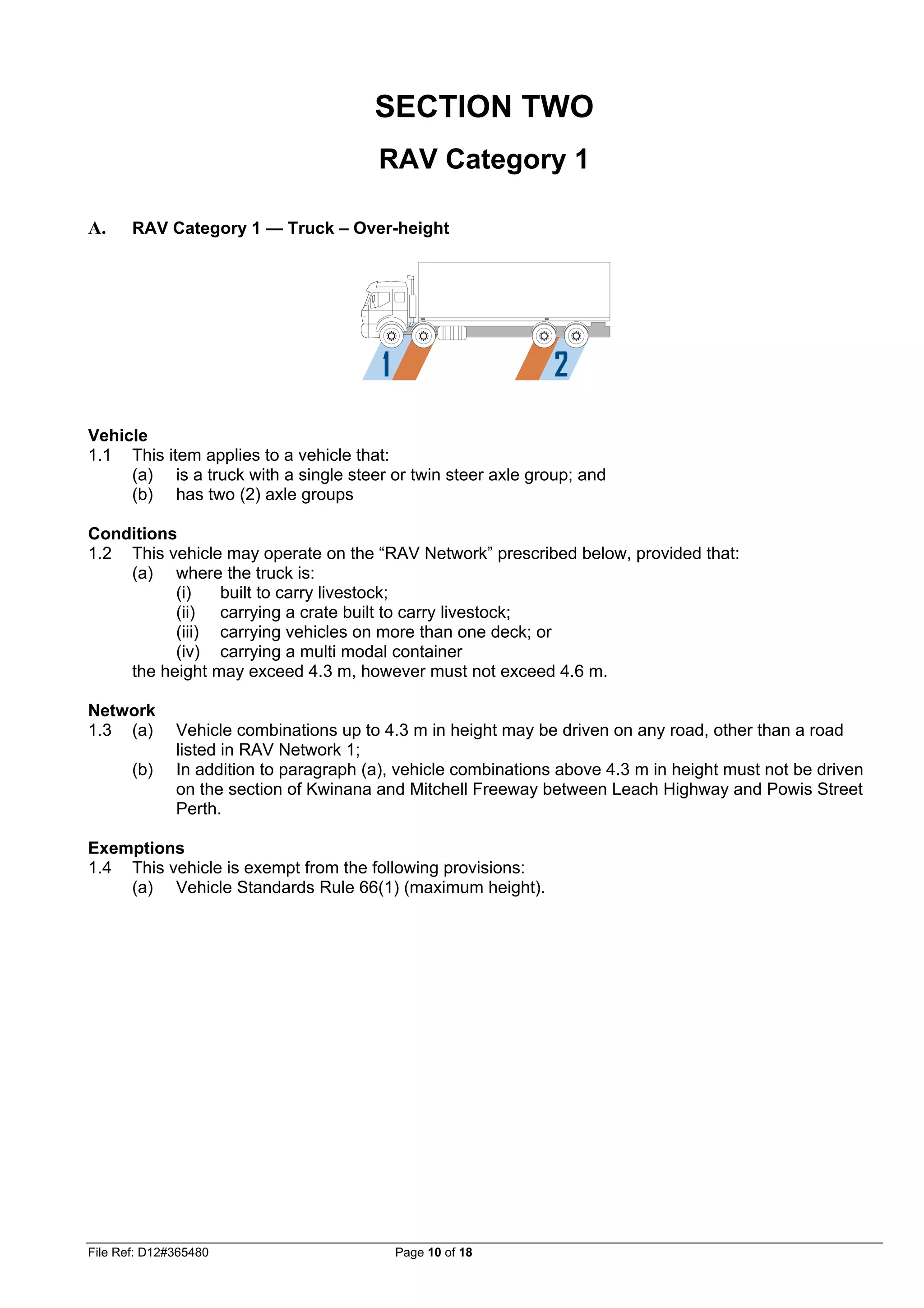 Operating Conditions for Rigid Truck & Trailers | PDF