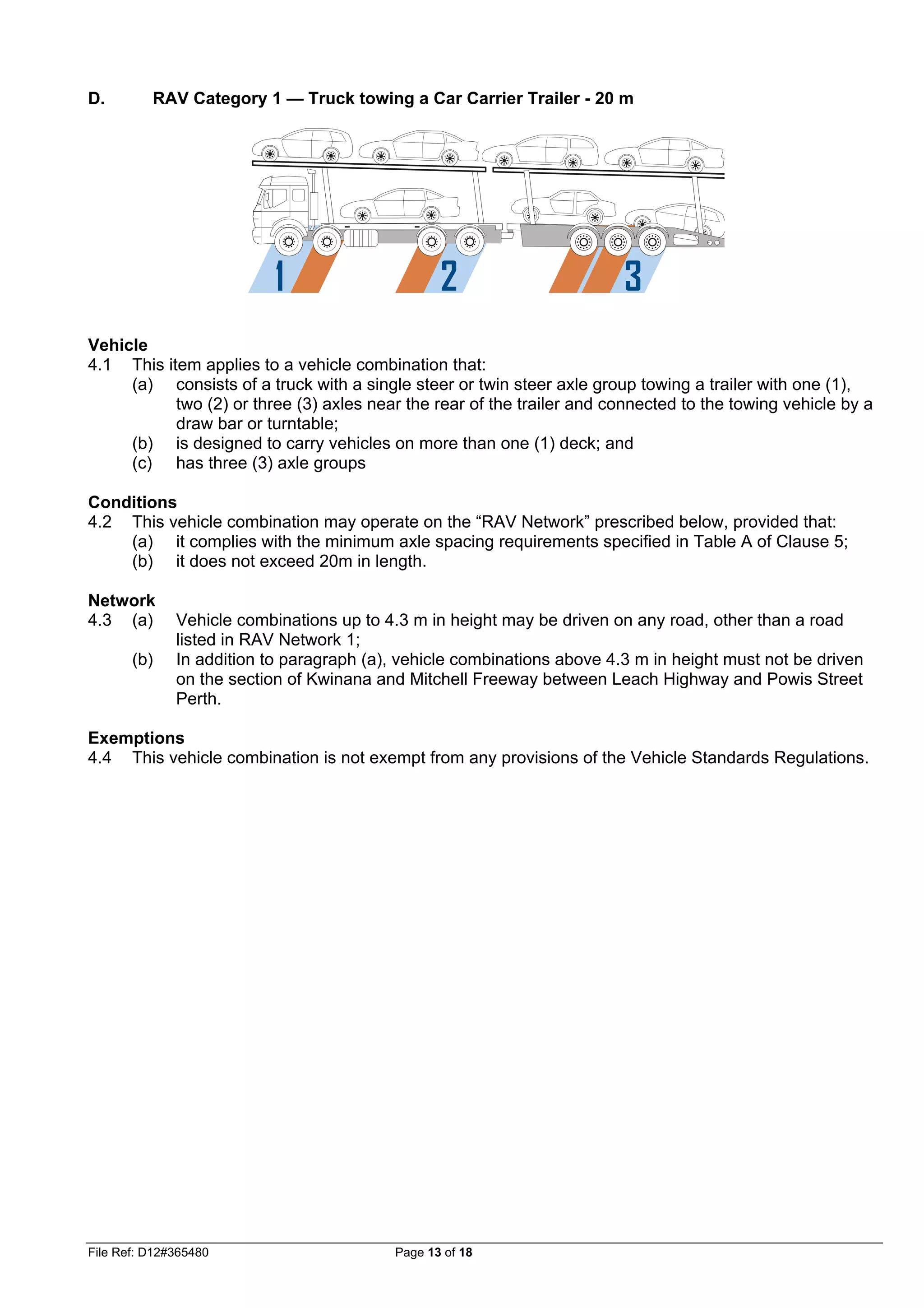 Operating Conditions for Rigid Truck & Trailers | PDF