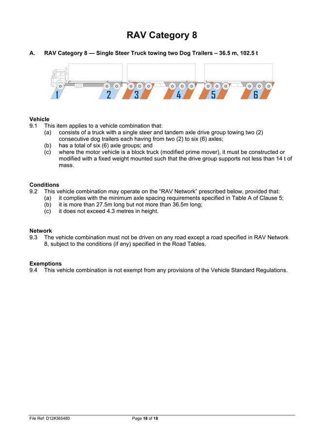 Operating Conditions for Rigid Truck & Trailers | PDF