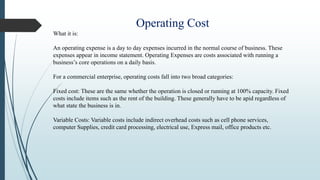 Operating cost analysis of BPO Sector | PPT