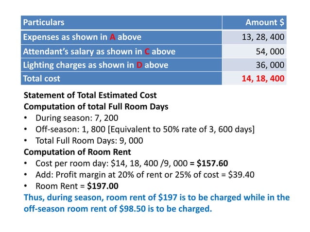 Operating costing presentation | PPT