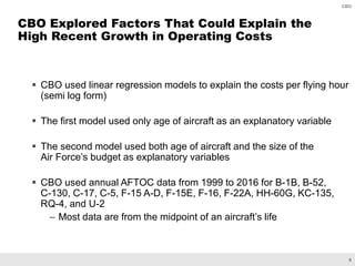 Operating Costs and Aging of Air Force Aircraft | PDF