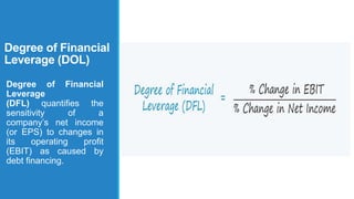 Operating & Financial Leverage | PPTX | Interest Rates | Economy