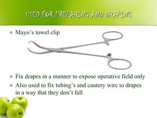 Operating instruments | PPTX