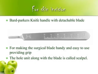 Operating instruments | PPTX