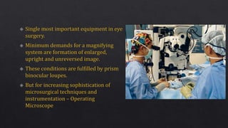 Operating microscope | PPTX
