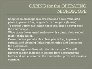 OPERATING MICROSCOPE in ophthalmology ot.pptx
