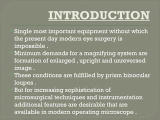 OPERATING MICROSCOPE in ophthalmology ot.pptx