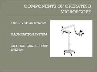 OPERATING MICROSCOPE in ophthalmology ot.pptx