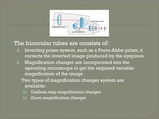OPERATING MICROSCOPE in ophthalmology ot.pptx