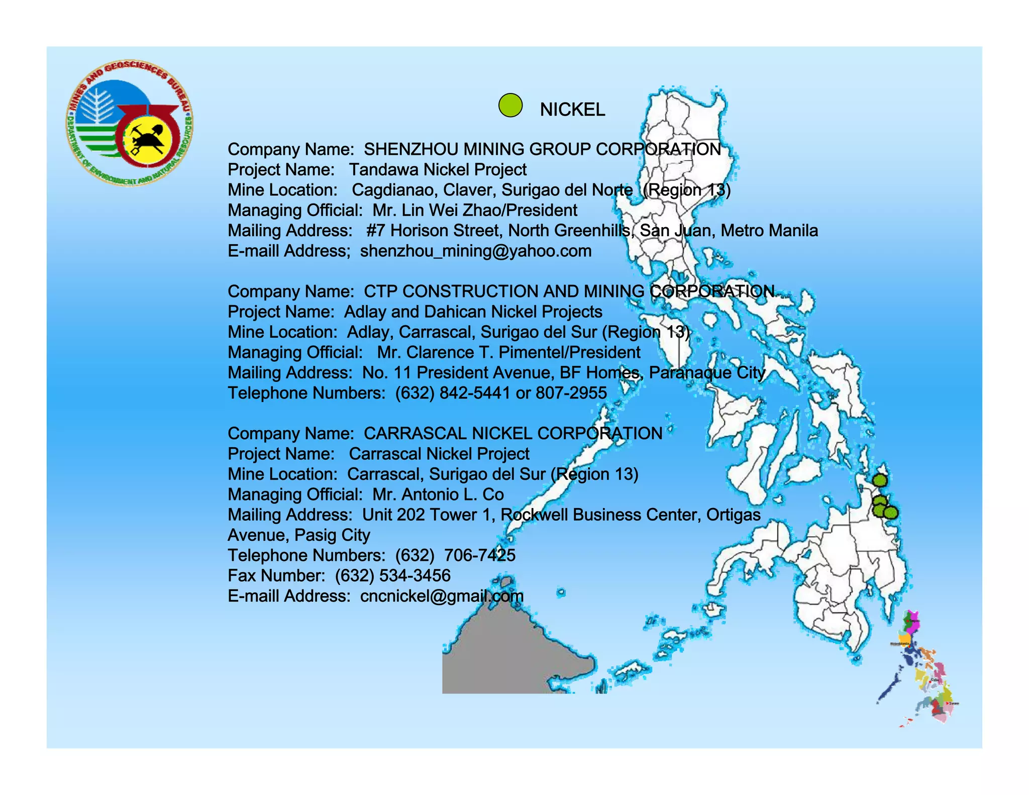 Operating Mines Philippines | PDF