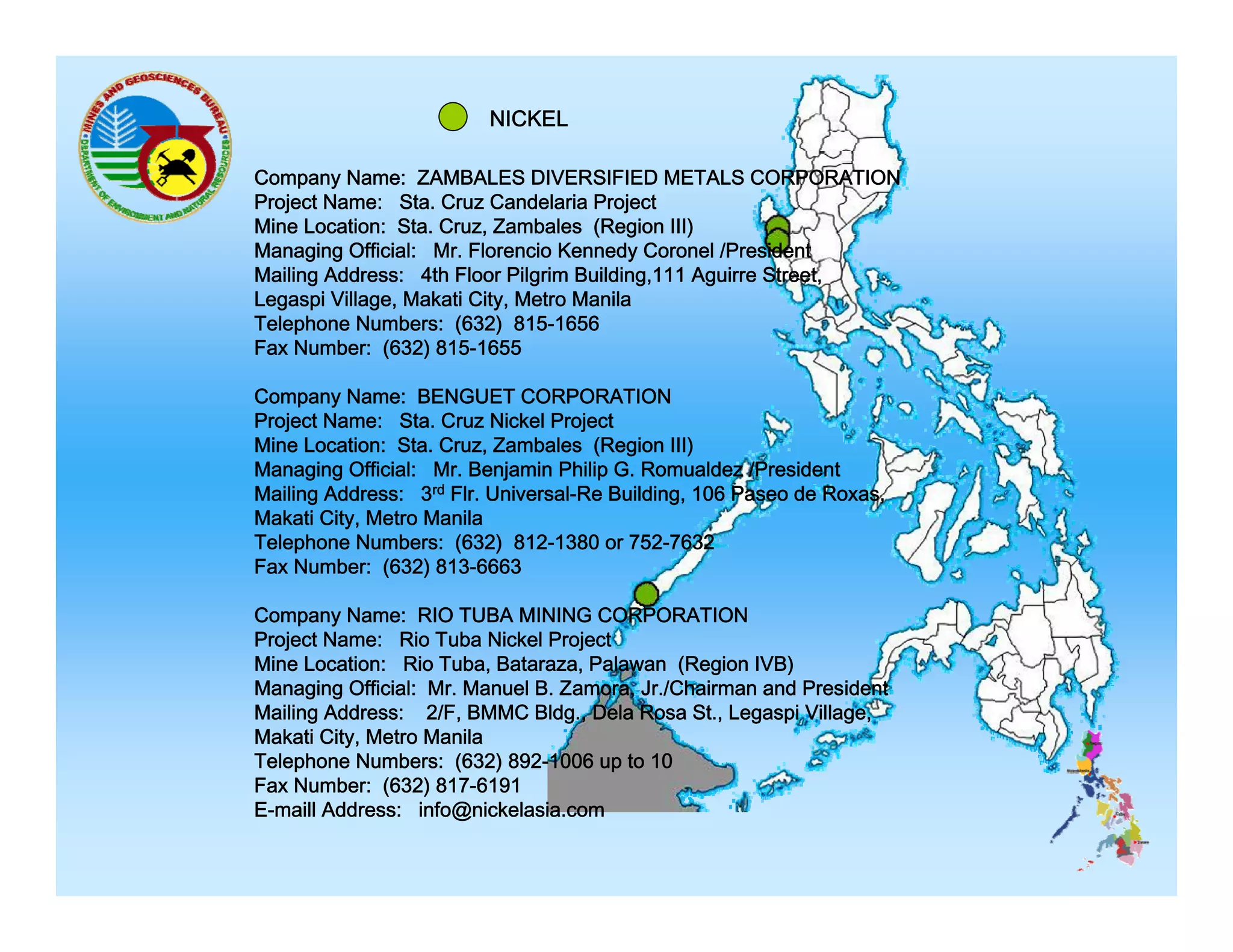 Operating Mines Philippines | PDF