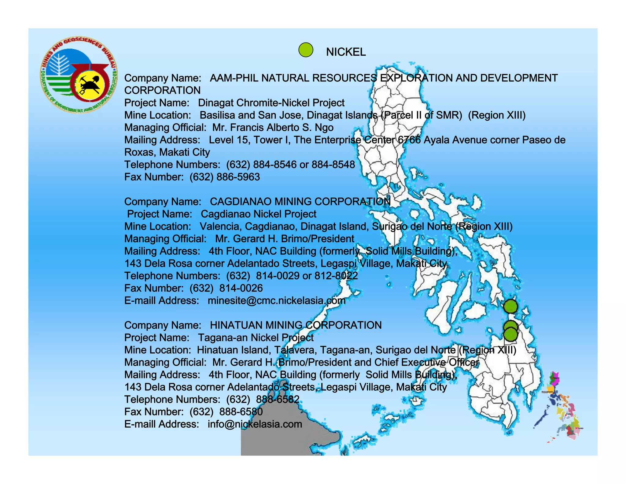 Operating Mines Philippines | PDF