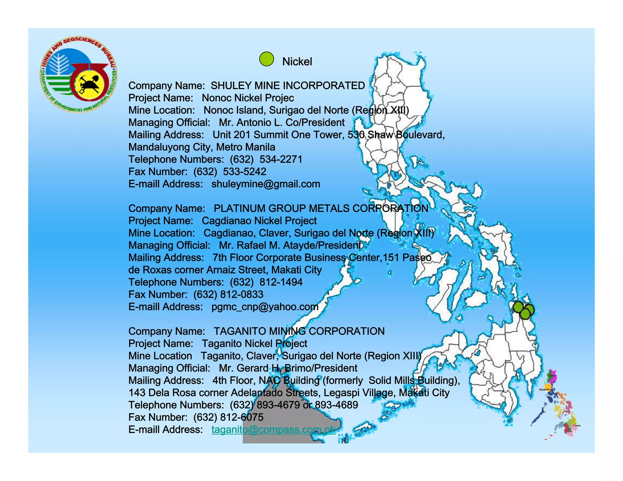 Operating Mines Philippines | PDF