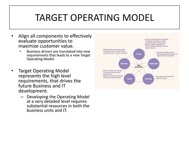 Operating Model | PPTX | Business Administration | Business