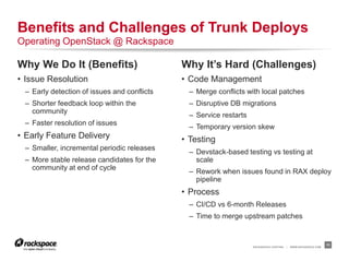 Operating OpenStack - Case Study in the Rackspace Cloud | PPTX | IT and ...