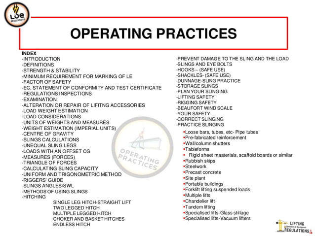 Operating practices | PDF