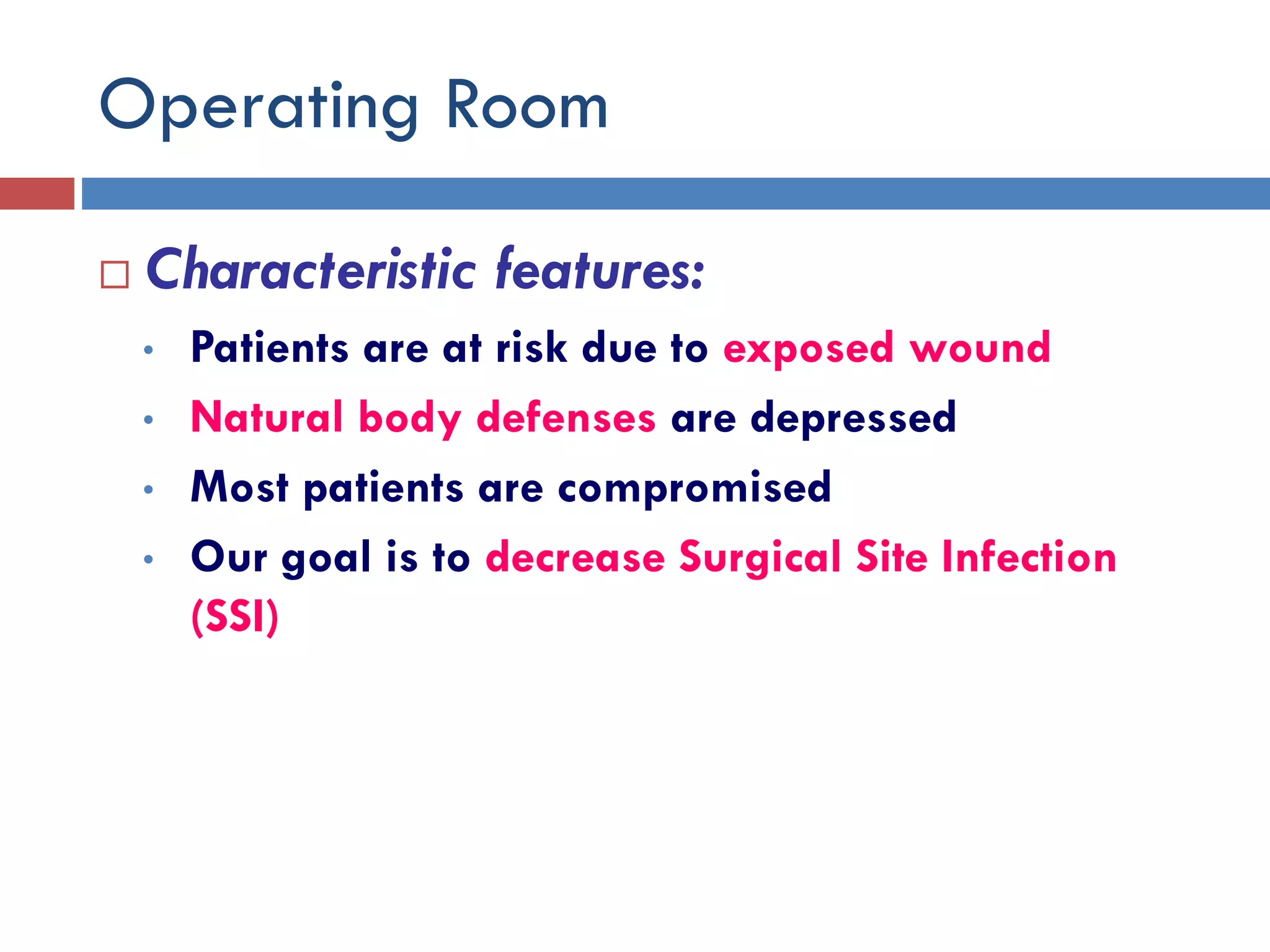 Operating Room and Burn Unit | PDF