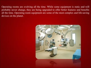 Operating Room Equipments | PPT