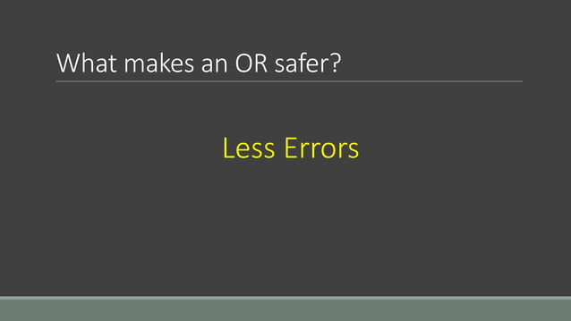 Operating room safety | PPTX | First Aid | Injuries