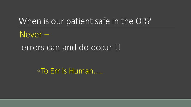 Operating room safety | PPTX | First Aid | Injuries