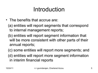 Operating segments final | PPT | Business Accounting & Finance | Business