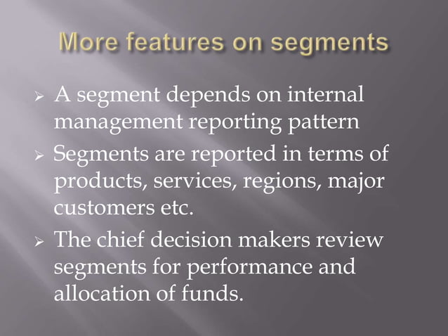 Operating Segments – Ifrs 8 | PPTX | Business Accounting & Finance | Business