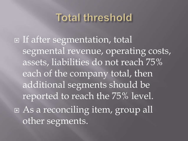 Operating Segments – Ifrs 8 | PPTX | Business Accounting & Finance ...