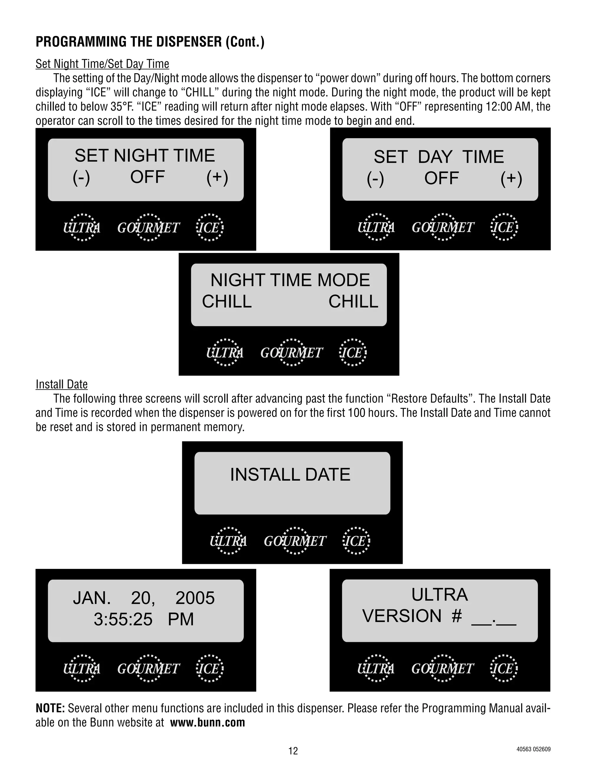 BUNN Ultra 2 Slush Machine - Operating Service | PDF