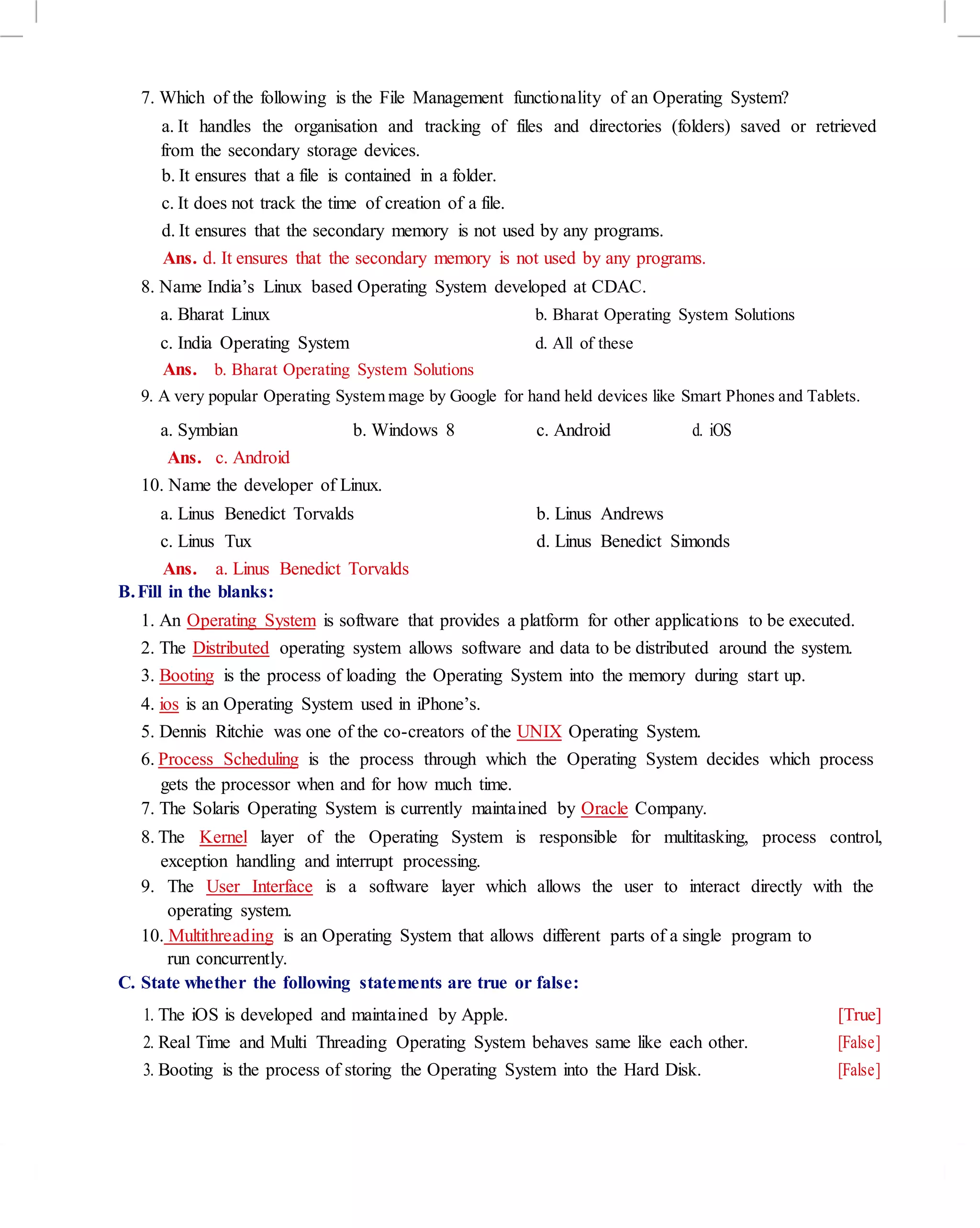 Operating syestem class 9 notes.doc