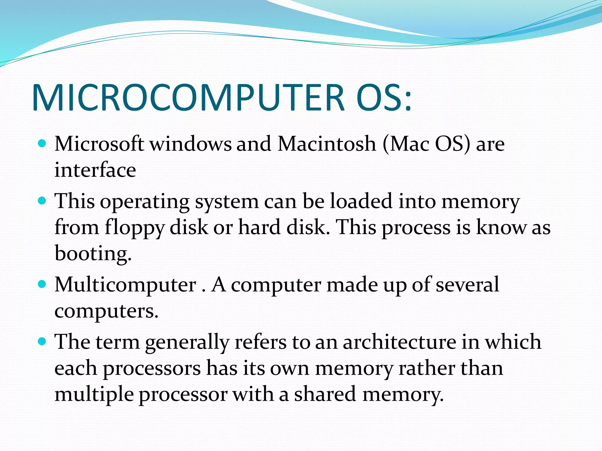 Operating systems | PPTX
