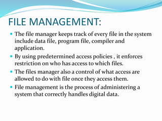 Operating systems | PPTX