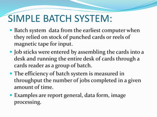 Operating systems | PPTX