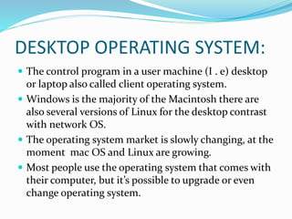 Operating systems | PPTX