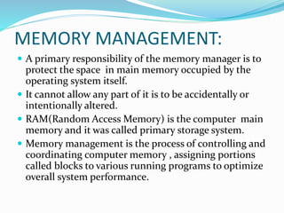 Operating systems | PPT