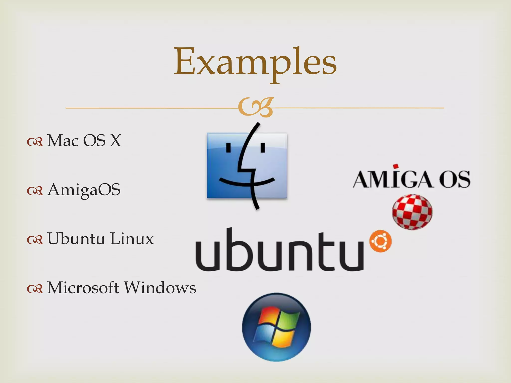 Operating System Pptx Operating Systems Computer Software And