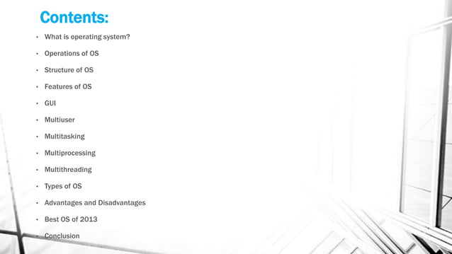 Operating system | PPTX