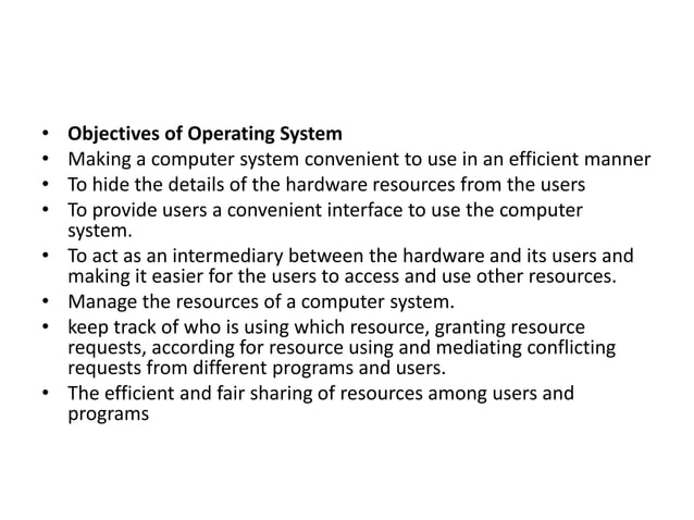 Operating system | PPTX