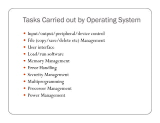 Operating system | PPT