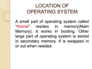 Operating system | PPTX
