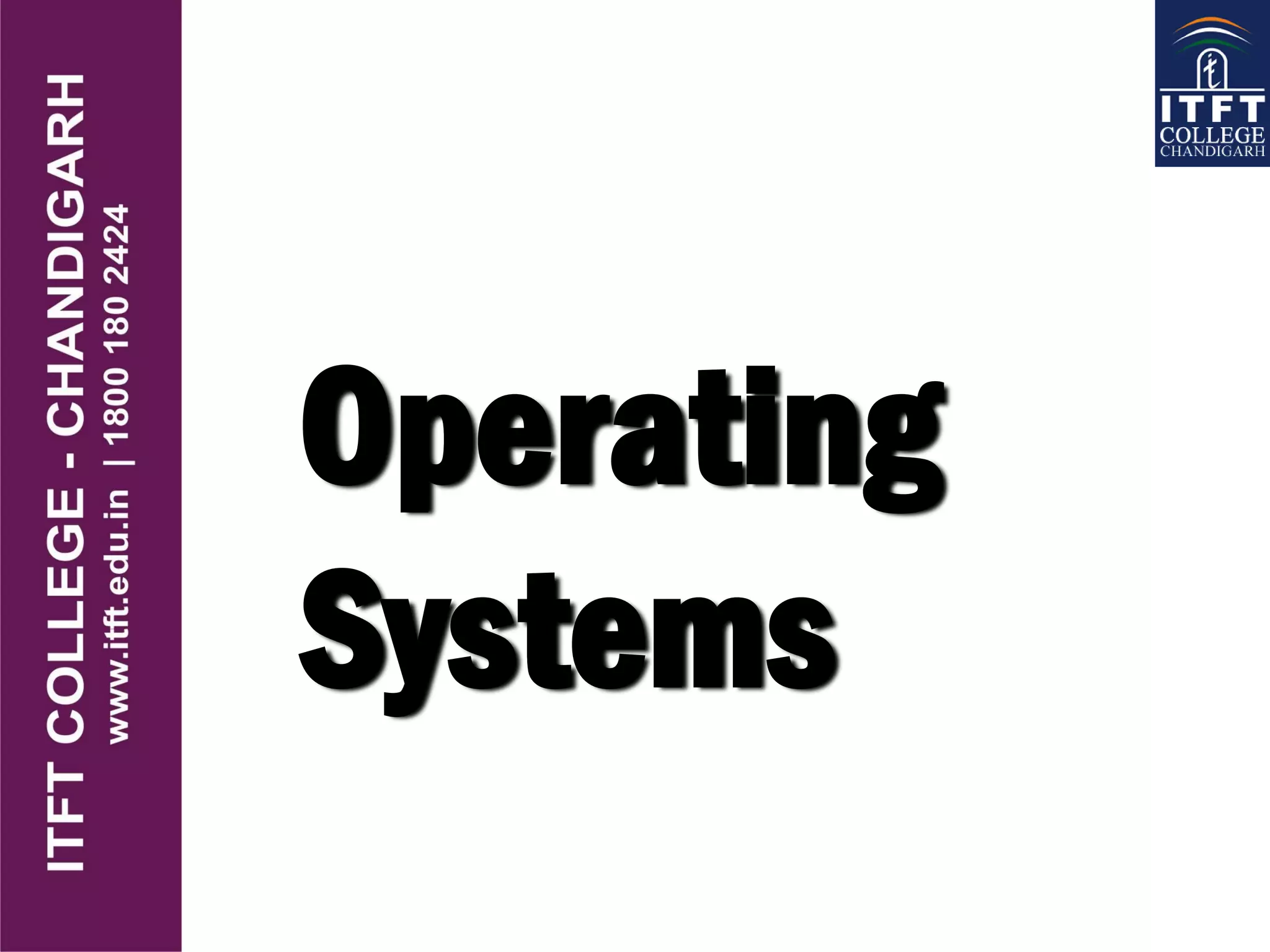 ITFT _ Operating system | PDF