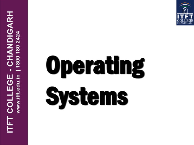 ITFT _ Operating system | PDF